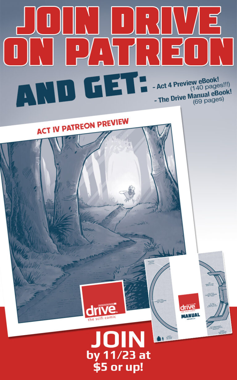 DRIVE™ - The SciFi Comic, by Dave Kellett