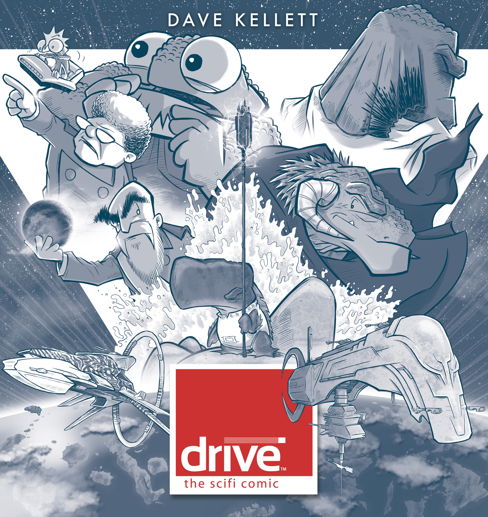 DRIVE™ - The SciFi Comic, by Dave Kellett