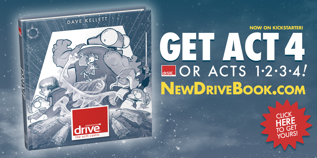 DRIVE™ - The SciFi Comic, by Dave Kellett