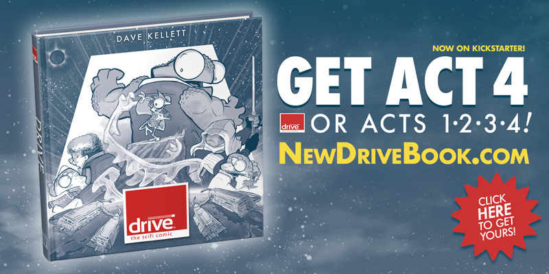 DRIVE™ - The SciFi Comic, by Dave Kellett