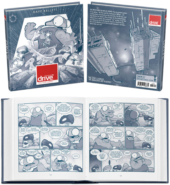 DRIVE™ - The SciFi Comic, by Dave Kellett