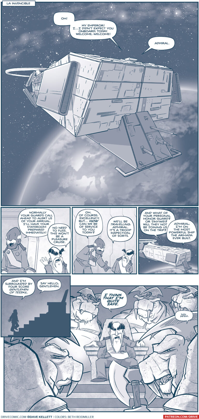DRIVE™ - The SciFi Comic, by Dave Kellett